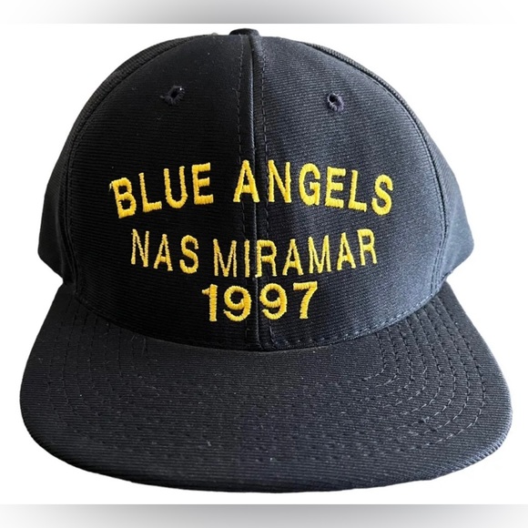 Accessories | Vintage Blue Angels Miramar National Air Show Hat 1997 ...